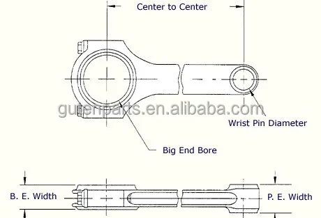 Titanium Engine Racing Connecting Rods For Truck 90281724 - Buy Truck ...