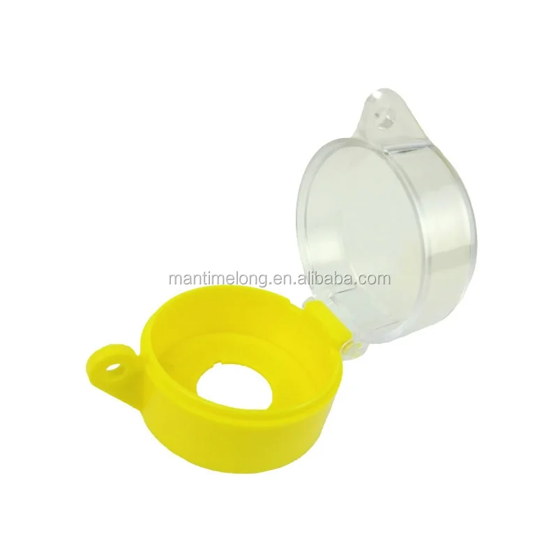 22mm Mushroom Head Emergency Stop Button Cover Switch Dust Cover Clear ...
