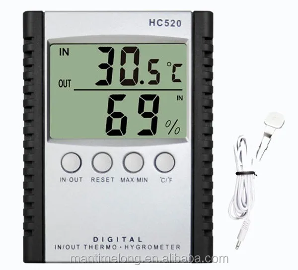 Digital Indoor Outdoor In/out Thermometer Hygrometer Thermo-humidity ...