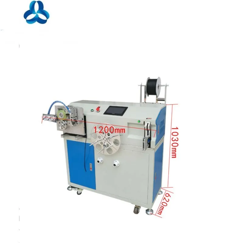 Automatic Cable Measuring And Cutting Machine/wire Bundling Winding ...