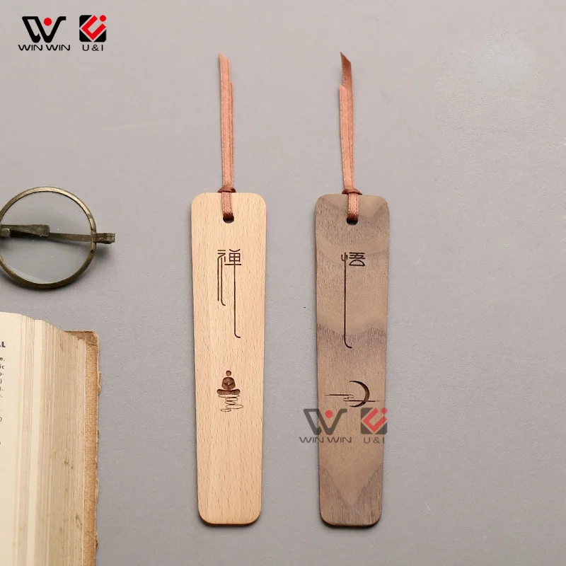 Custom Laser Engraved Wood Bookmarks - Perfect Promotional Gifts