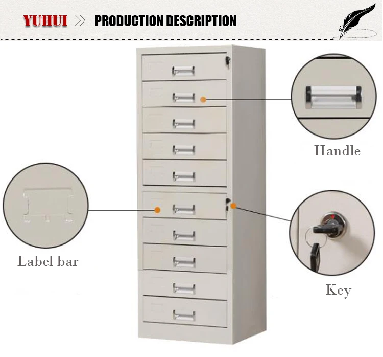 Drawer Storage Cabinet Multi-drawer Filing Cabinets 9 Drawer File ...