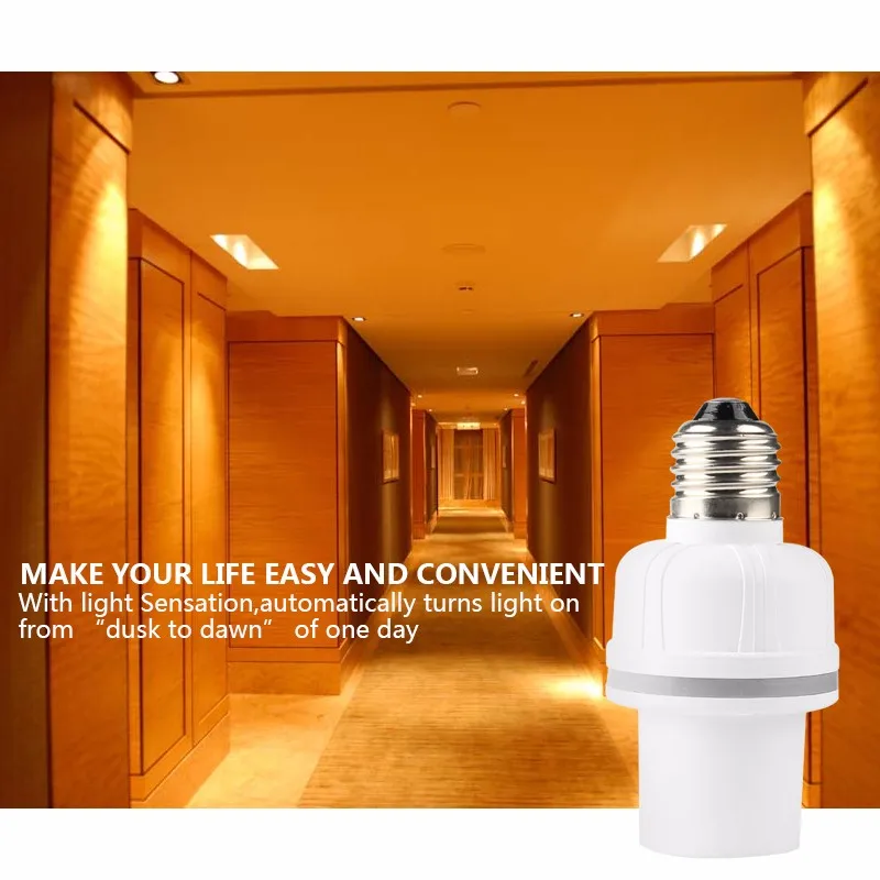 Factory Outlet Night Light Sensor Lamp Holder 60w Electric Lamp Holder ...