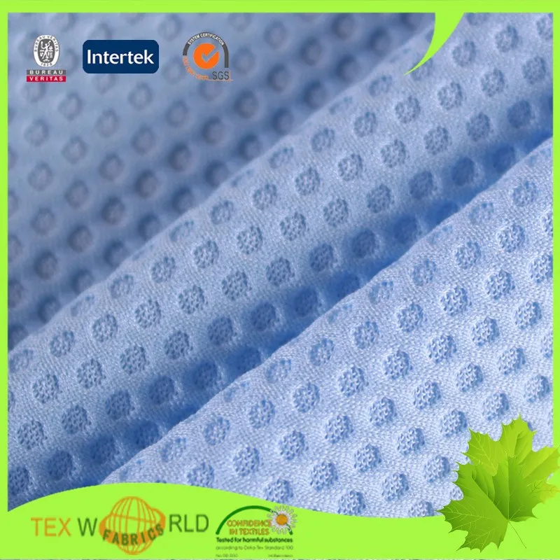 Jacquard Knitting Polyamide Spandex Stretch Mesh Fabric For Dresses ...