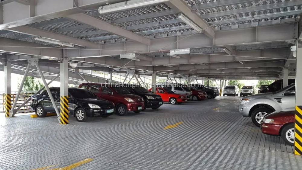 Prefabricated Steel Structure For Car Parking - Buy Steel Structure For ...