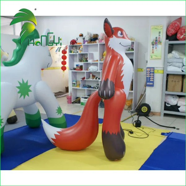 Customized Giant Inflatable PVC Cartoon Toys - Red Fox