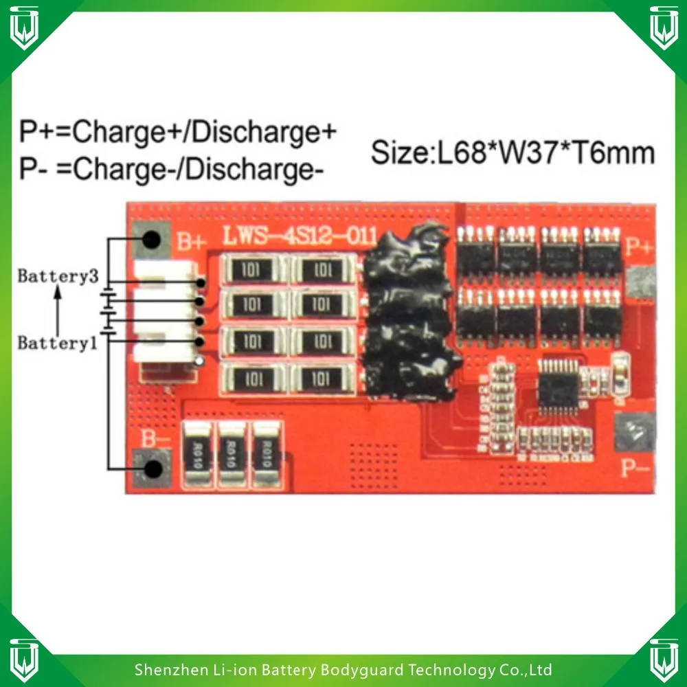 Small Solar Charge Controller PCB - 18650 BMS 4S/3S