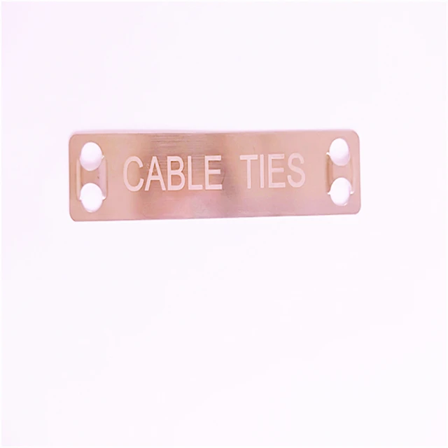 Laser Marker Ss316 Cable Tag - Durable and Versatile