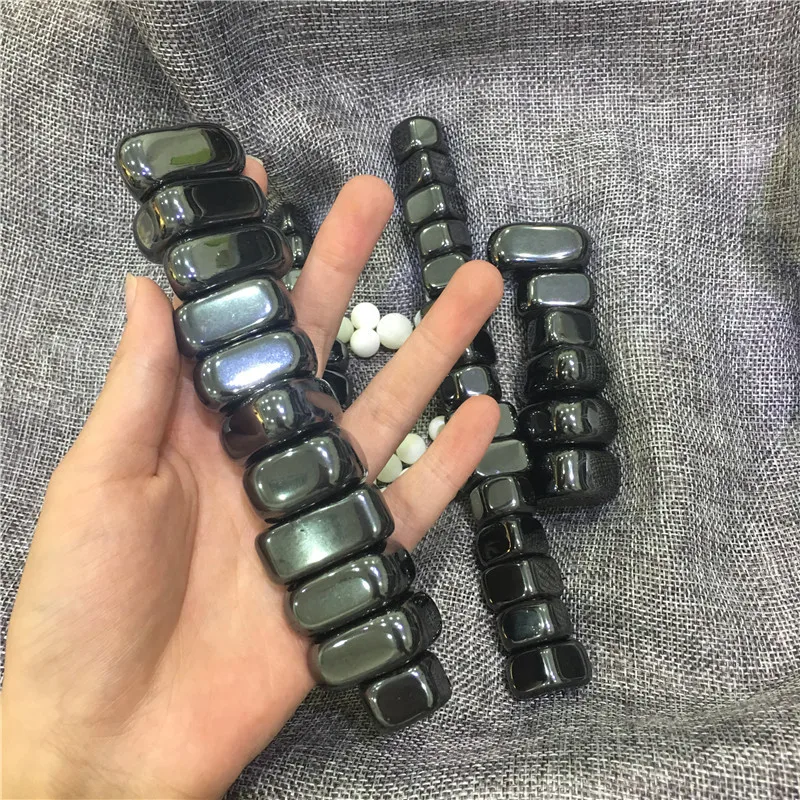 Wholesale Natural Magnet Black Magnetic Tumbled Stone - Buy Magnet ...