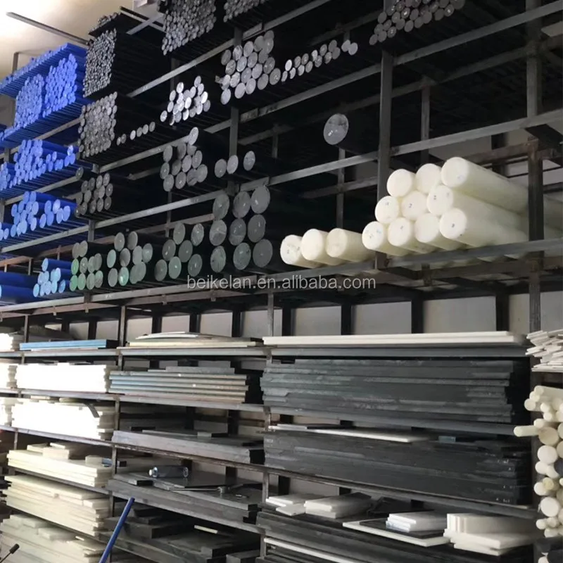 White Delrin Plastic Acetal Delrin Blocks Hard Pom Rod Price of Delrin ...