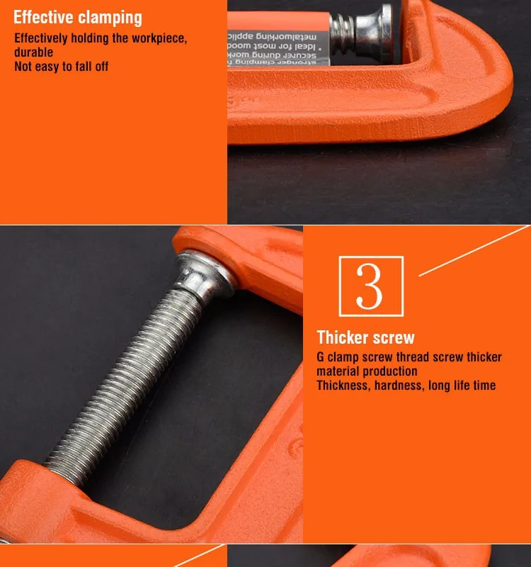 Heavy Duty Professional Woodworking Tools 6" Alloy Steel Quick Release ...