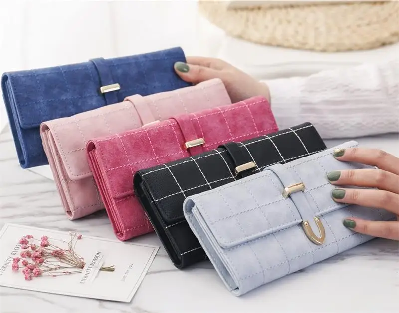 Korean Style 2020 Hot Selling High Quality Pu Leather 3 Foldable Women ...