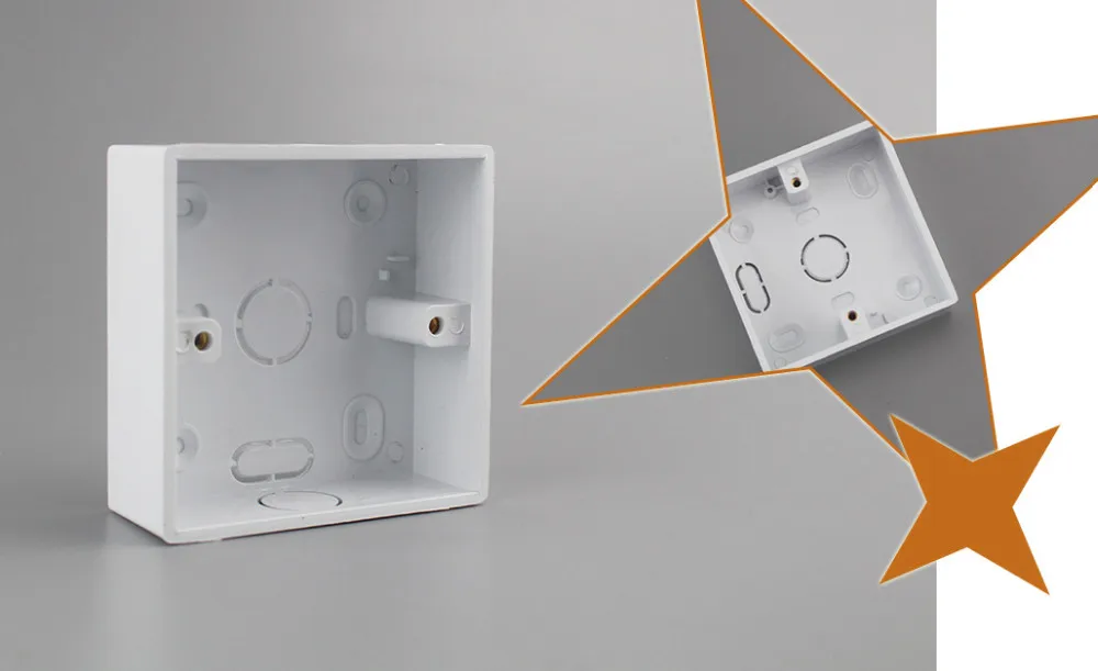 3x3 Size Electrical Pvc Junction Box 86*86 Wiring Box Plastic Box - Buy ...