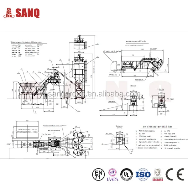 35m3/h Mini Concrete Batching Plant Mini Cement Plant Mobile Concrete ...