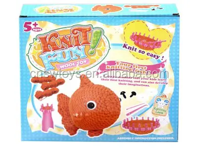 Kid Diy Game Knitting Toy Set Wool Creative Picture Js2705988 - Buy ...