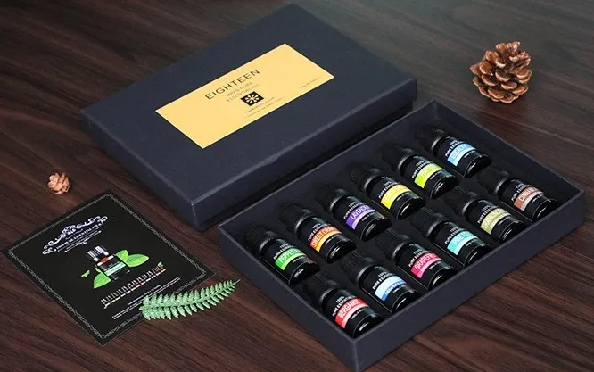 Essential Oils Top 12 Gift Set - Pure Aromatherapy Bliss