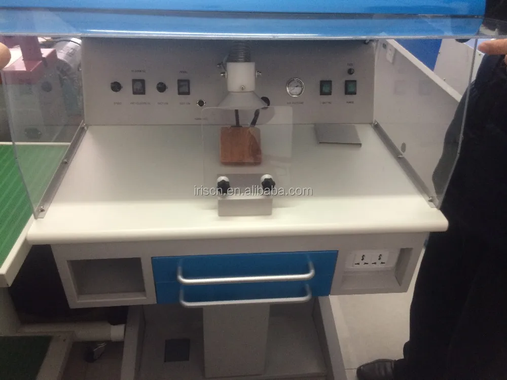 Dental Lab Equipment Foot Control Dental Lab Work Desk With Double ...