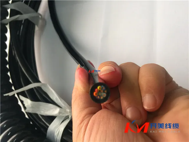 8 Cores Spiral Cable RJ45 - Durable, Flexible, Reliable