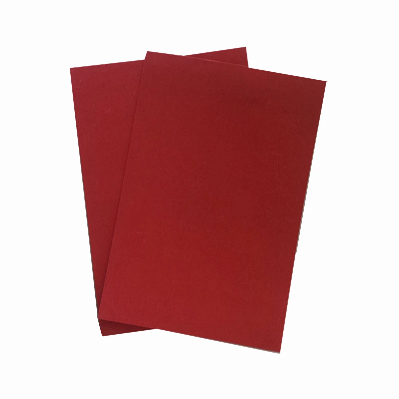 Red Vulcanized Fibre Sheet - Durable Insulation Material
