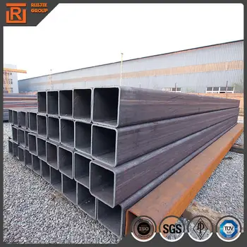 En10219 Materials Black Steel Square Tube 100x100,S235 Rectangular ...
