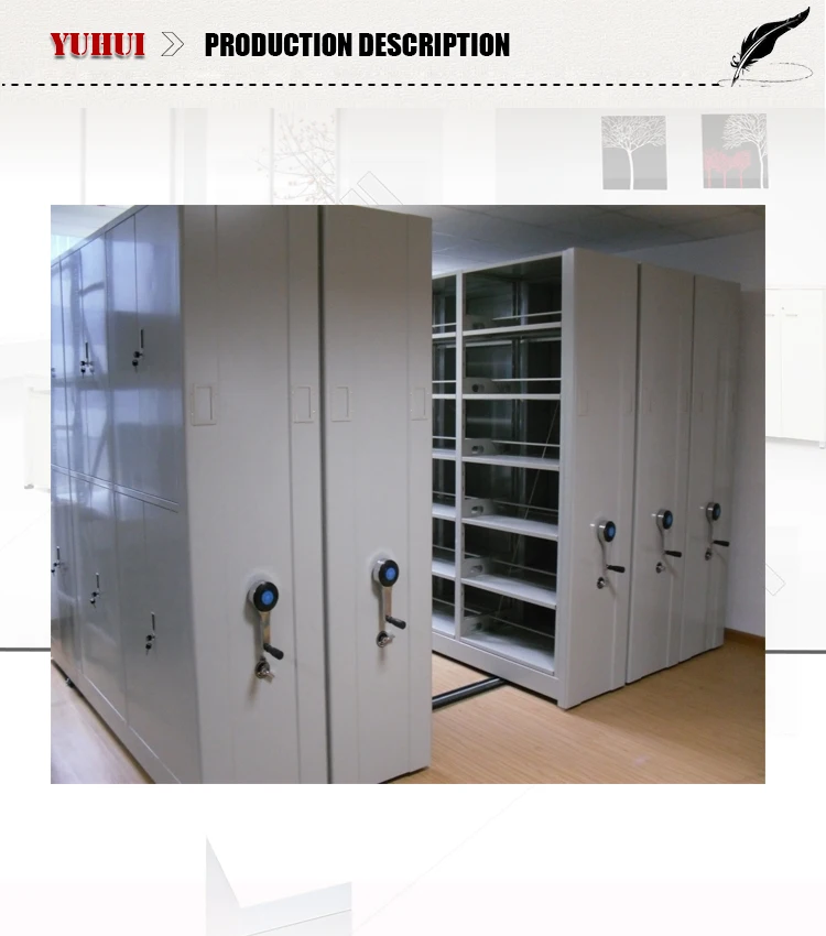High Density Filing Storage System Mobile Compactor Office Filing ...