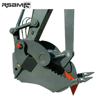 Excavator Tree Cutting Machine Log Cutter Wood Shear Mechanical Shear ...