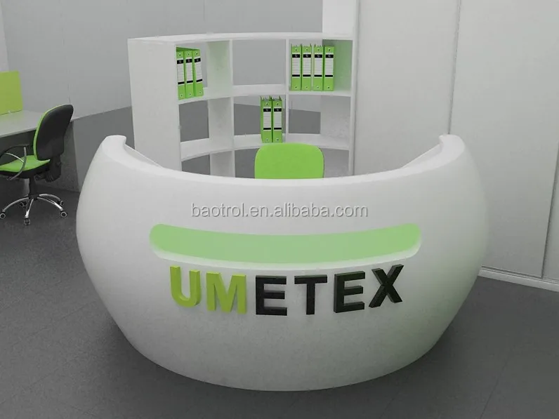 Classic Office Table Design Modern Half Round Reception Desk - Buy Half ...