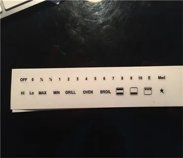 Custom Waterproof Stickers for Car Logos & Membrane Switches