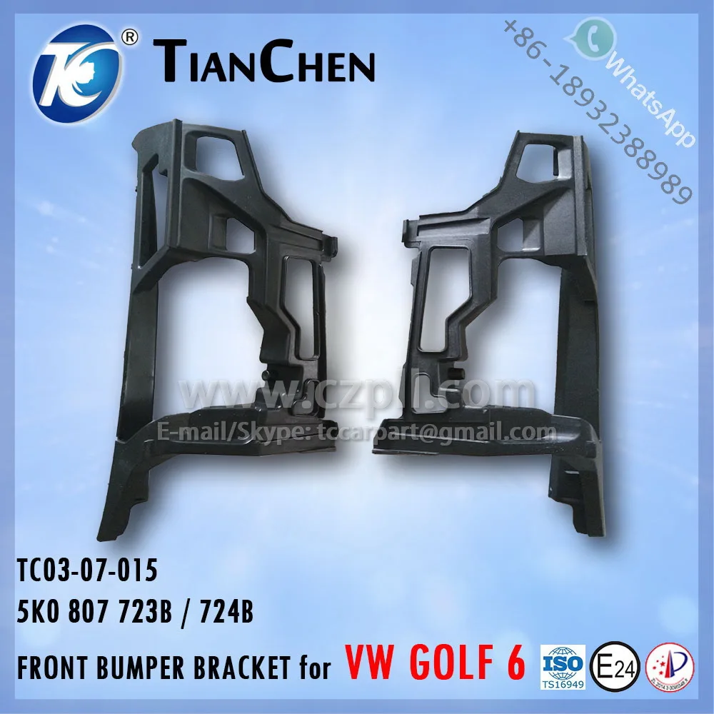 Front Bumper Bracket For Golf 6 5k0 807 723 E / 724 E 5k0 807 723 B ...