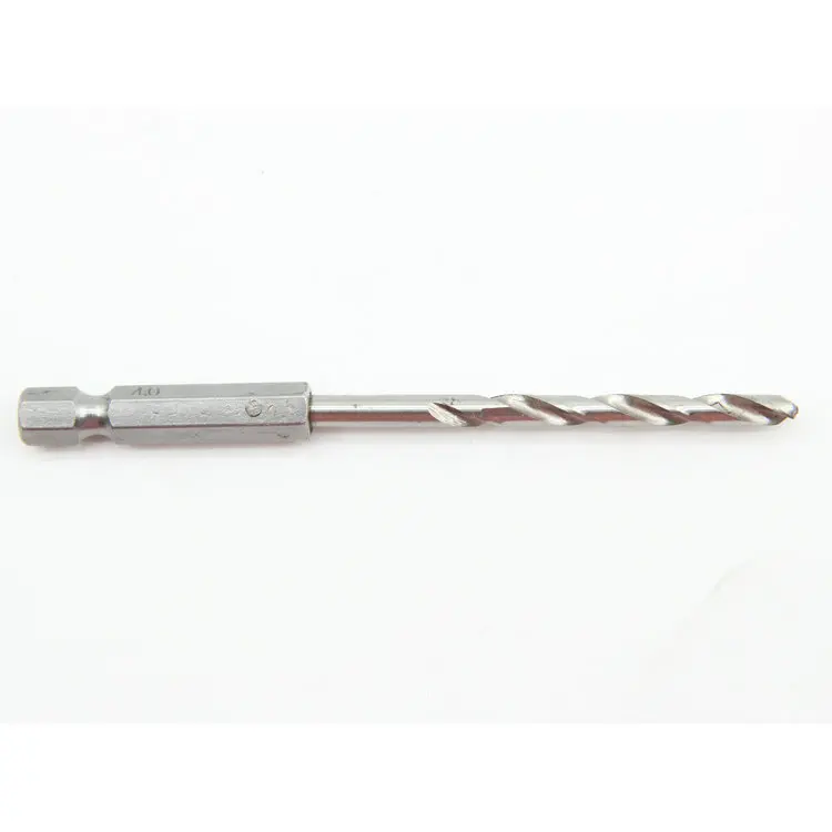 Hss Fully Ground Tri-flute Wood Brad Point Drill Bit With Three Cutting ...