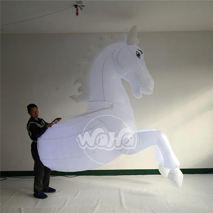 Caballo Inflable De Colores Iluminado,Gran Desfile Al Aire Libre ...