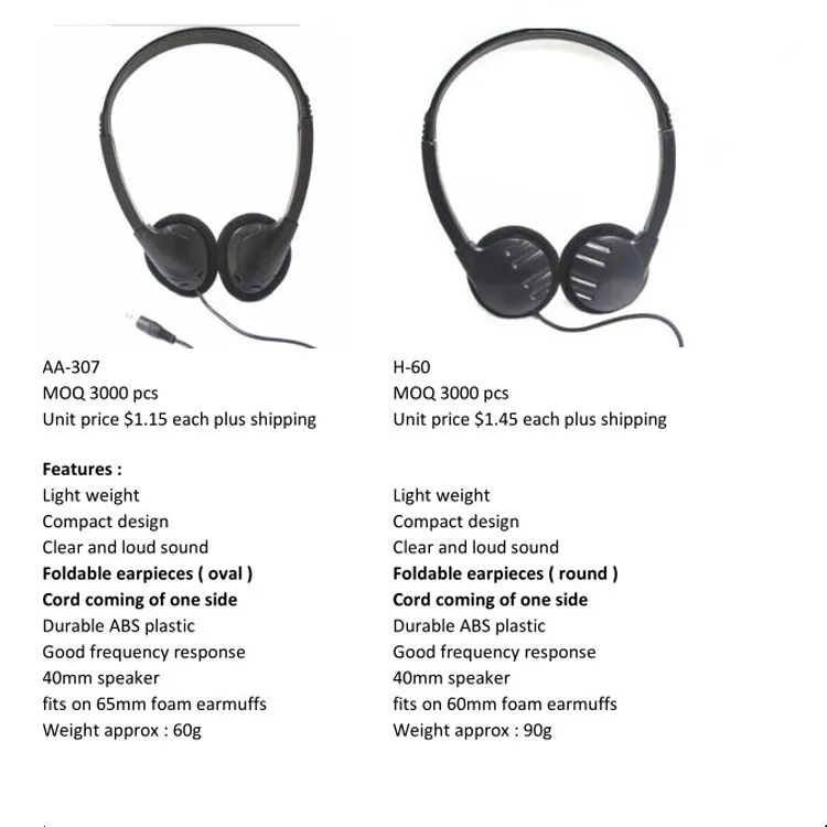 Tour Guide Headset Museum On Ear Headphone Congress Conference Clear ...