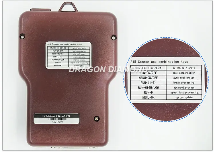 Advanced Cnc Router Original Richauto A15e Multi-spindle Cnc Dsp Controller A15s 3axis Offline ...