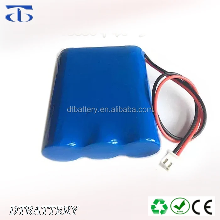 Li-ion 18650 26FM/M26 3S1P Battery Pack - 11.1V 2600mah
