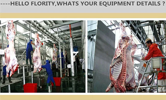 Cattle Slaughter Equipment With Beef Hide Puller For Halal ...