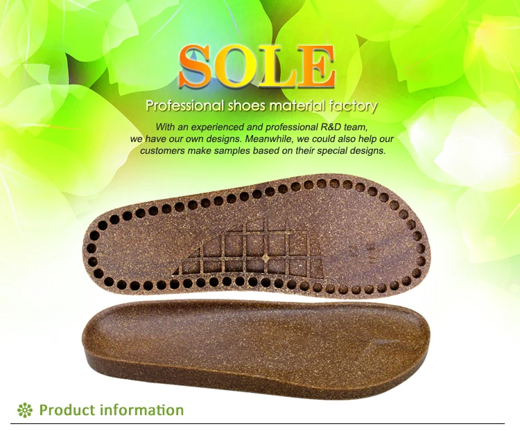 Best Pricing Frauen Dame Männer TPR Cork Sohlen für Sandalen machen ...