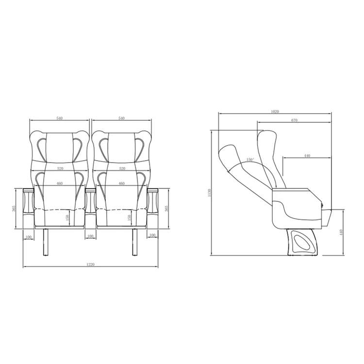 Hot Sale 2+1 Vip Luxury Bus Seat With Monitor Available - Buy Bus Seat ...