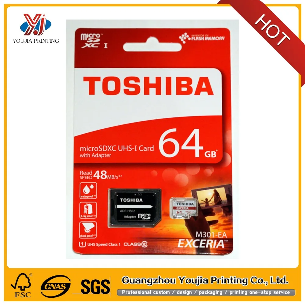 Custom Micro Sd Card Blister Packaging For 32g Or 64g Factory - Buy ...