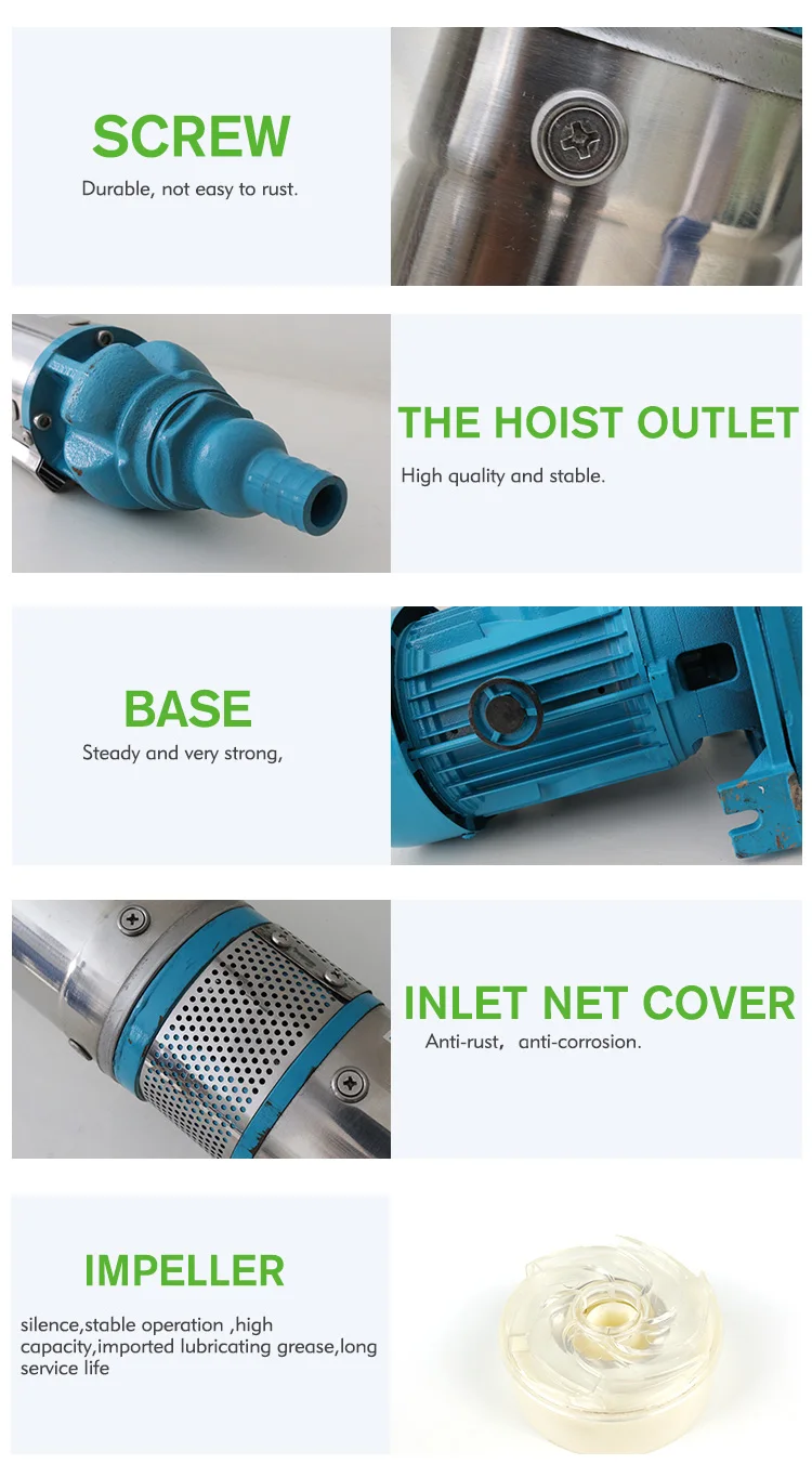 380v 7 Hp Submersible Water Pump For Deep Well - Buy Submersible Pump,7 ...