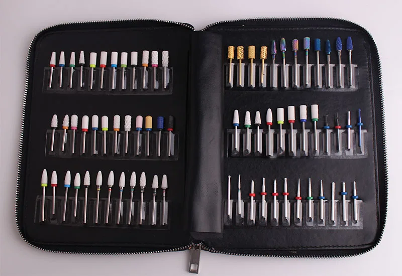 Bullet Shape Pink Ceramic Nail Drill Bits Callus Removing Manicure ...