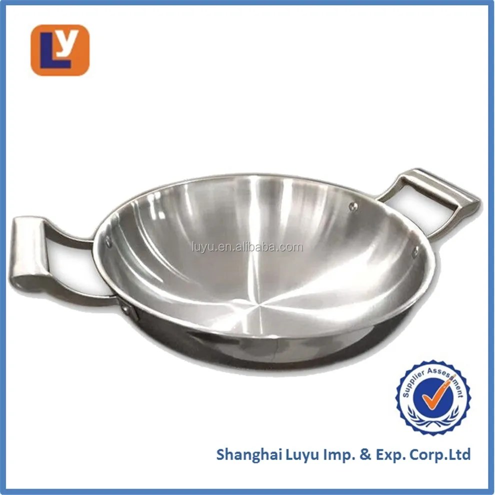 Cheap 3ply Layers Stainless Steel Big Wok - Buy Stainless Steel Wok ...