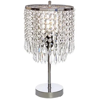 Decorative Crystal Chandelier Table Lamp Crystal Shade Centerpieces For ...