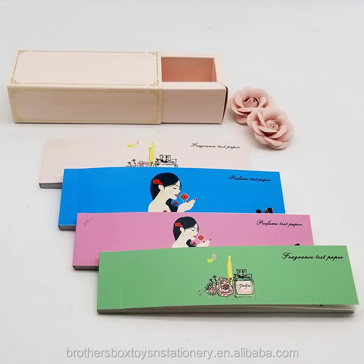 Custom Logo Printing Fragrance Smelling Strips Perfume Tester Cards ...