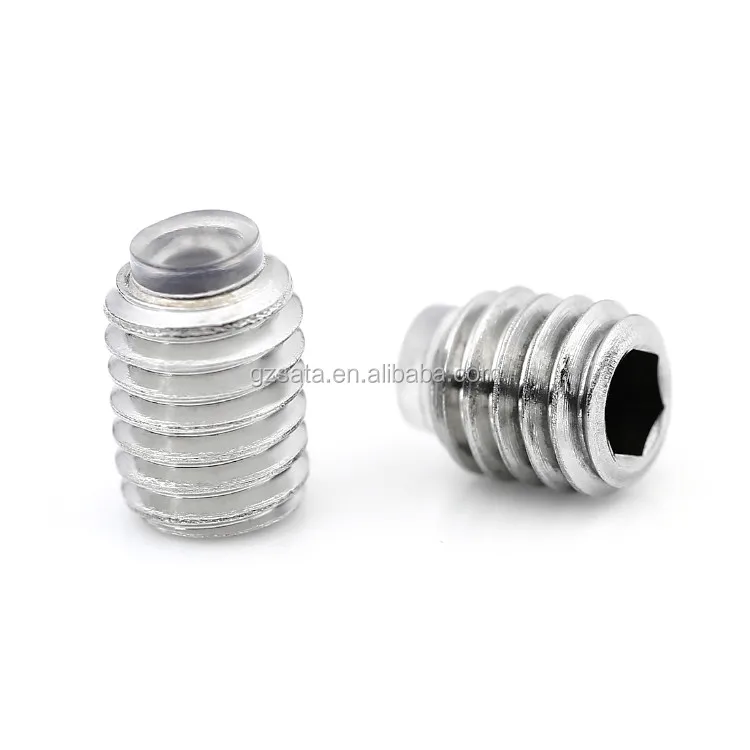 Plastic Nylon Tip Hex Socket Grub Set Screws by Sata Metalware