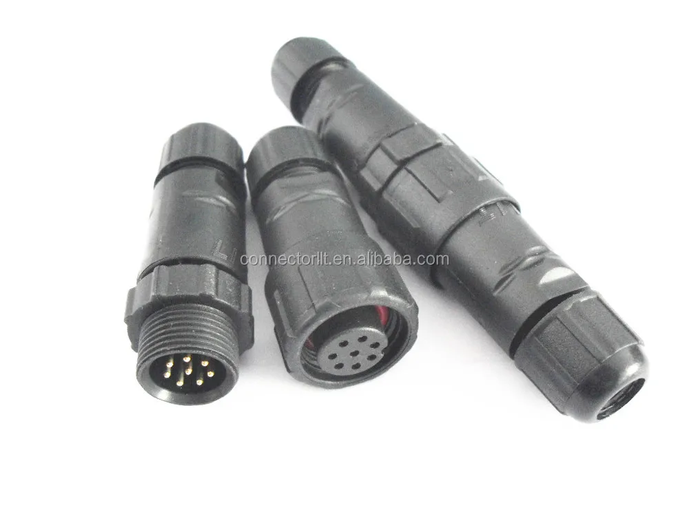 8 Pines Macho Y Hembra Para Máquinas Eléctricas Conector De Cable ...