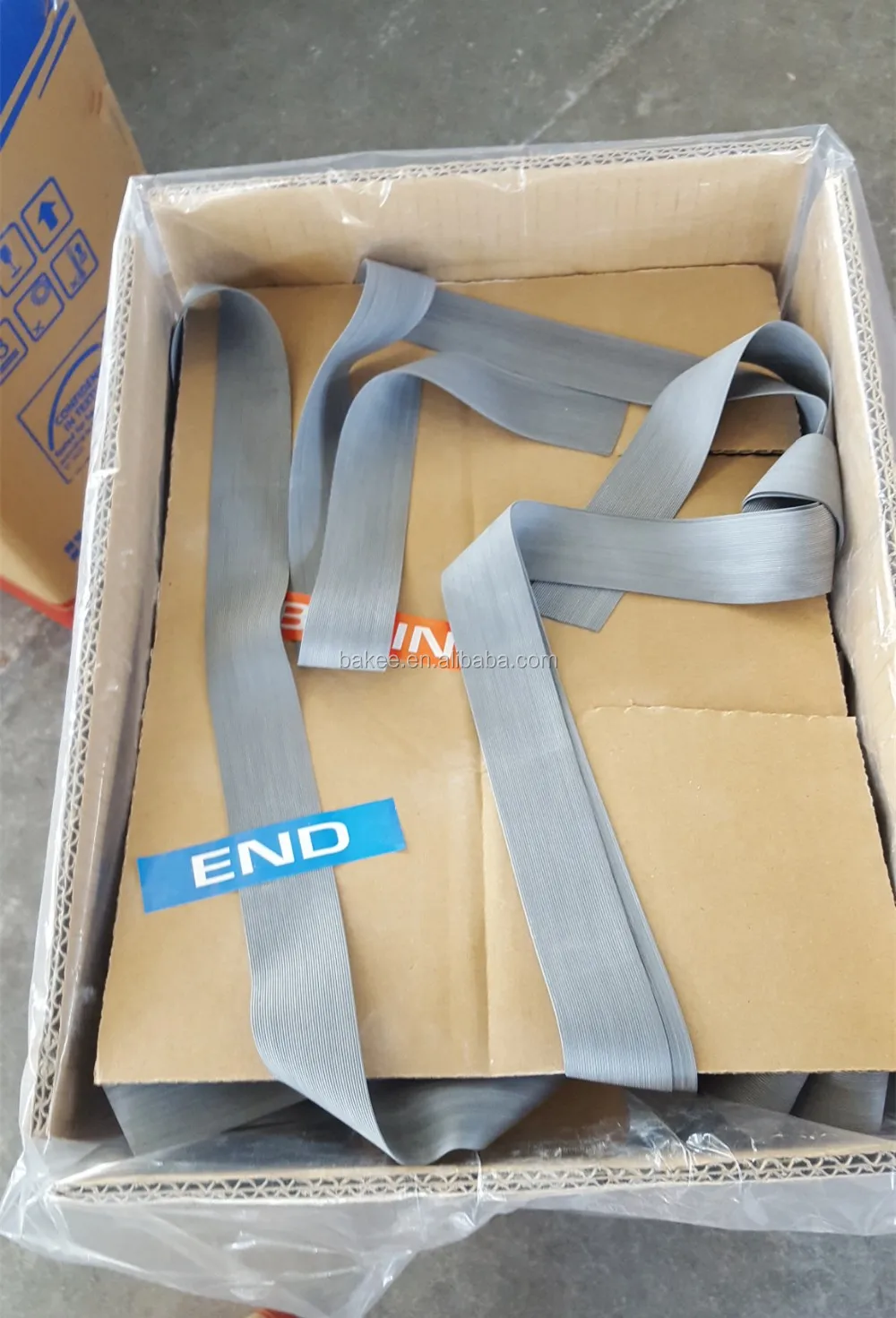 Extruded Talcum Coated Rubber Latex Thread - Black & White