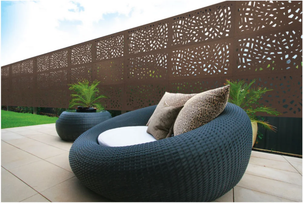 Corten Steel Laser Cut Screens Wall Art - Durable & Stylish