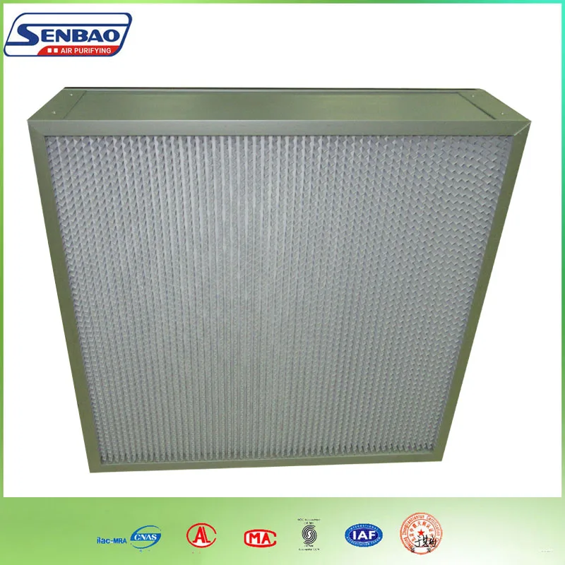 Hepa Filter 24 X 24 X 6 Inch Separator Type - Buy Hepa Filter,Hepa ...