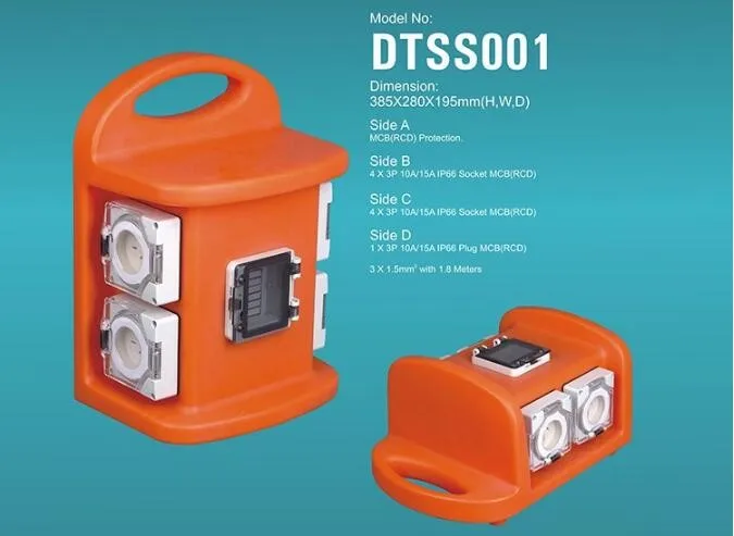 Australian Waterproof Ip66 250v 15a Outdoor Portable Power Electric ...