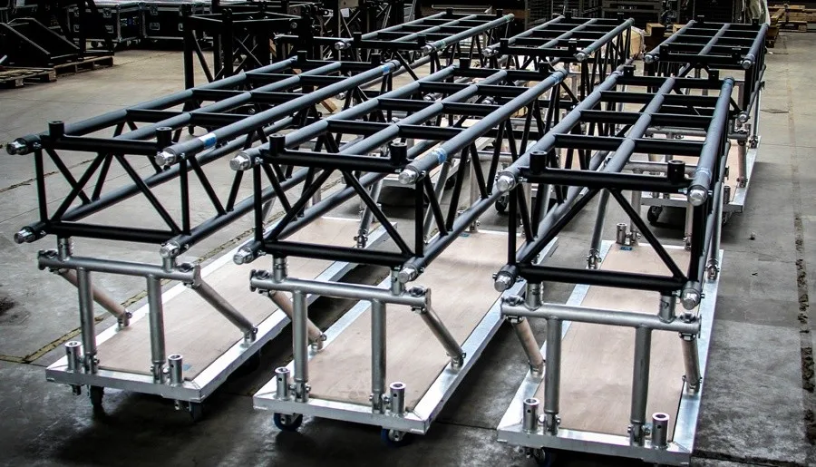 Black 10ft Aluminum Catwalk Touring Truss - Buy Touring Truss,Catwalk ...